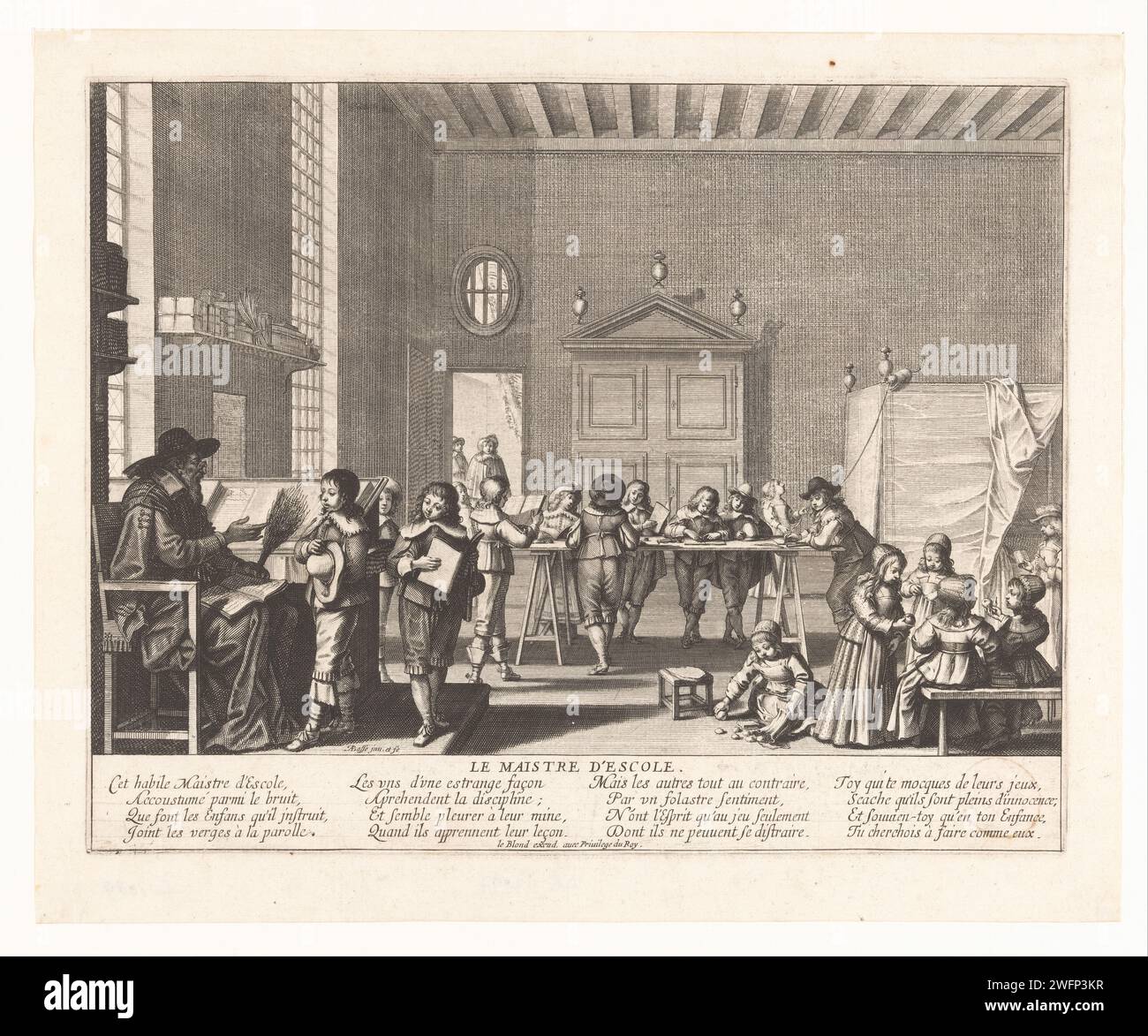 17th century french classroom hi-res stock photography and images - Alamy