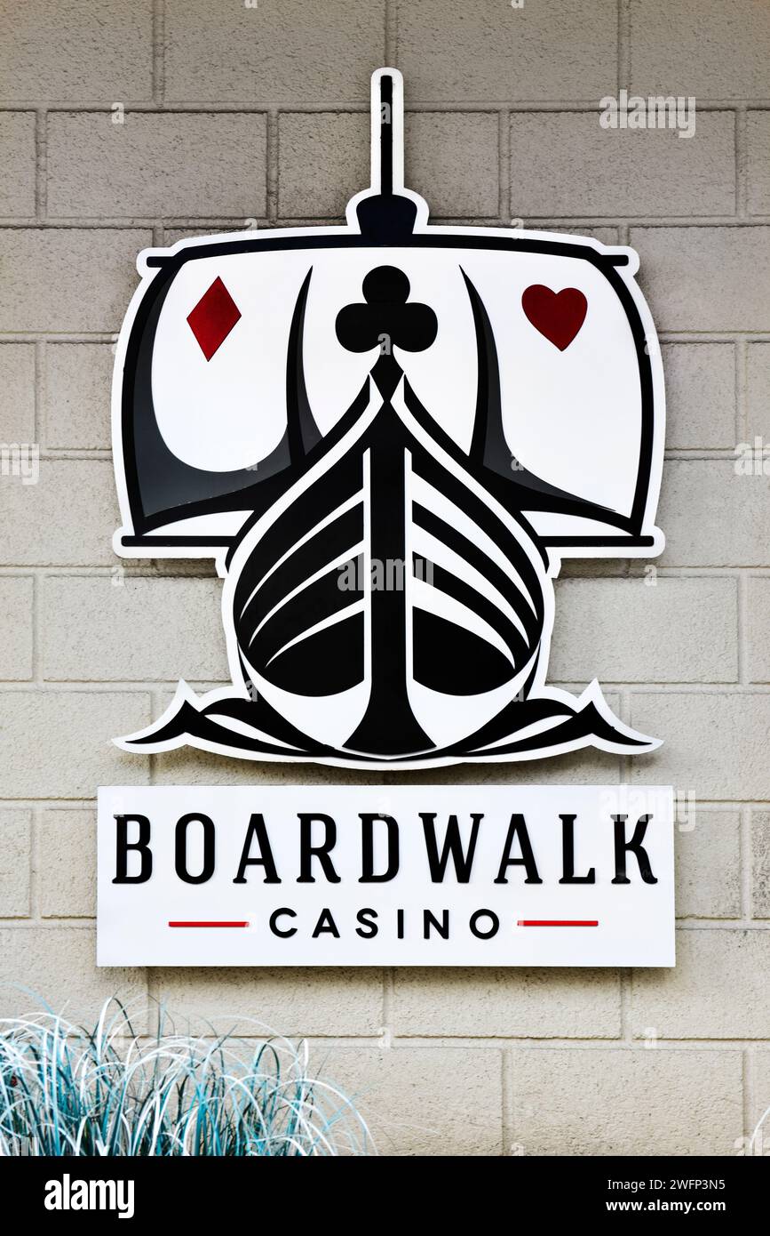 Casino tourism signage resort hi-res stock photography and images - Alamy