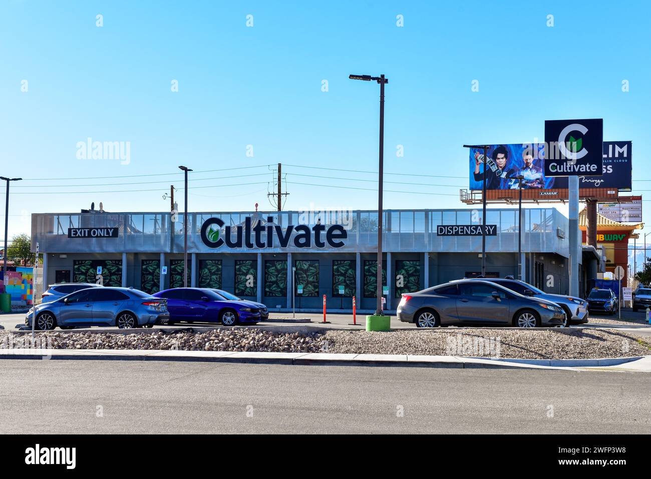 Cultivate dispensary on spring mountain road hi-res stock photography and images - Alamy
