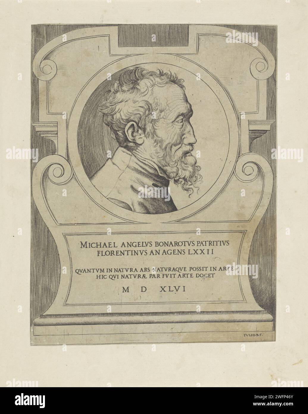 Self portrait of michelangelo hi-res stock photography and images - Alamy