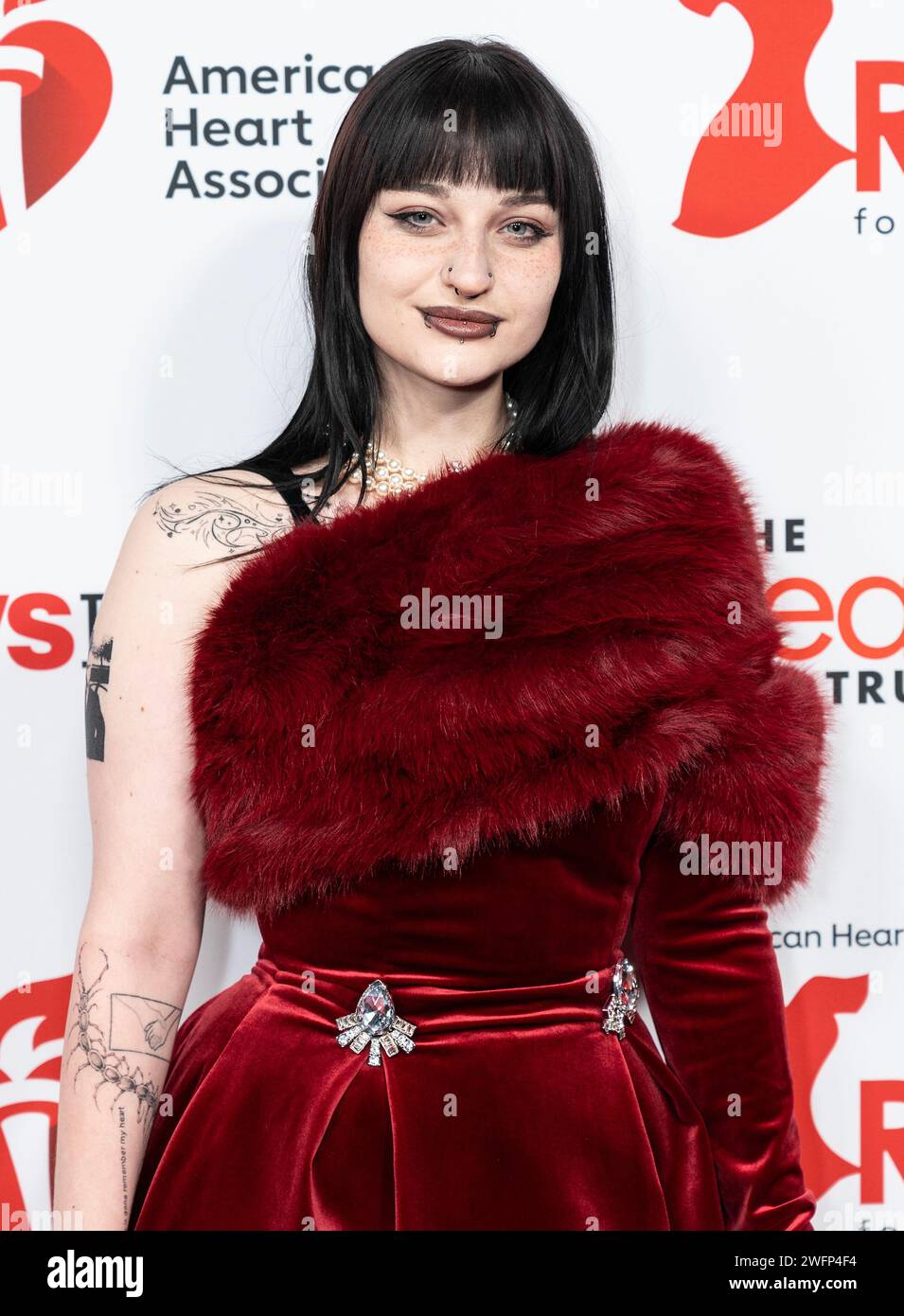 New York, USA. 31st Jan, 2024. Niki 'Ninachu' attends American Heart ...