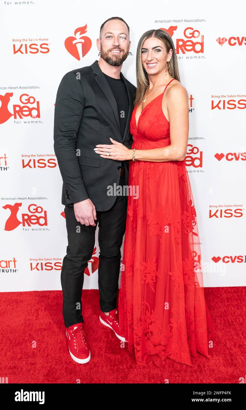 New York, USA. 31st Jan, 2024. JT and Brooklyn Laybourne attend ...