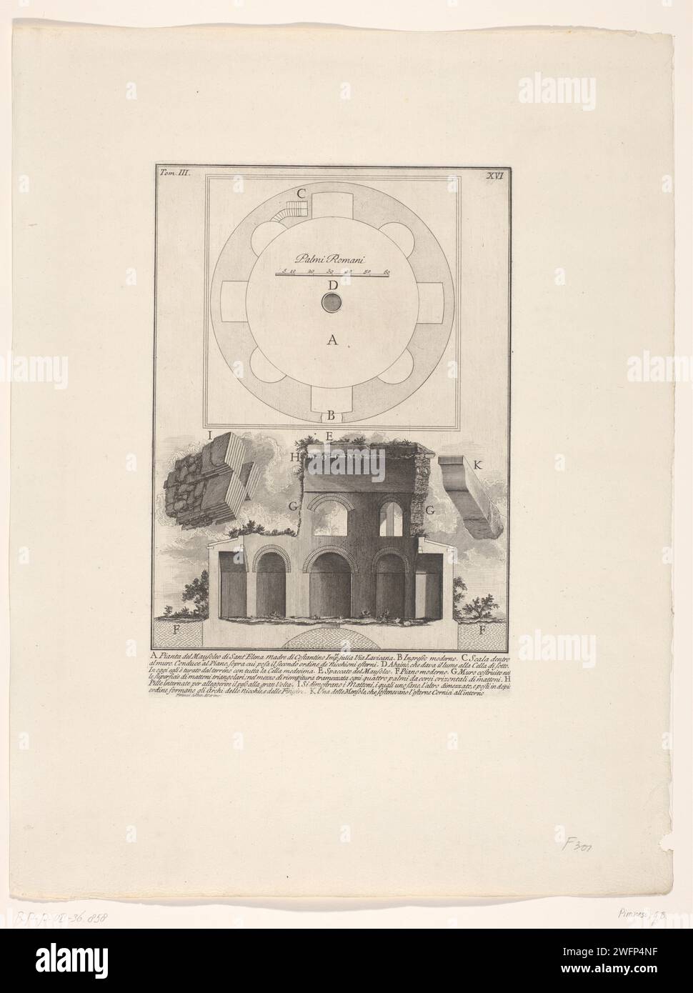 Mausoleum van Helena, Giovanni Battista Piranesi, c. 1756 - c. 1757 ...