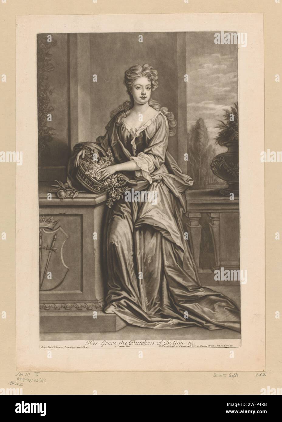 Portrait of Henrietta Paulet, John Smith (print maker/ publisher ...