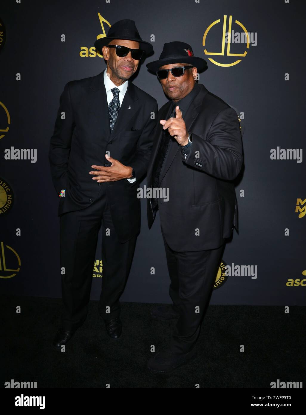 Jimmy Jam, Terry Lewis arrives at The Black Music Action Coalition Music Maker Dinner held at ...
