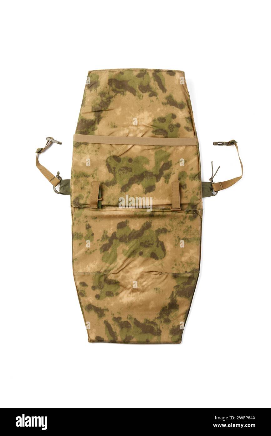 Camouflage bulletproof vest isolated on white background Stock Photo ...