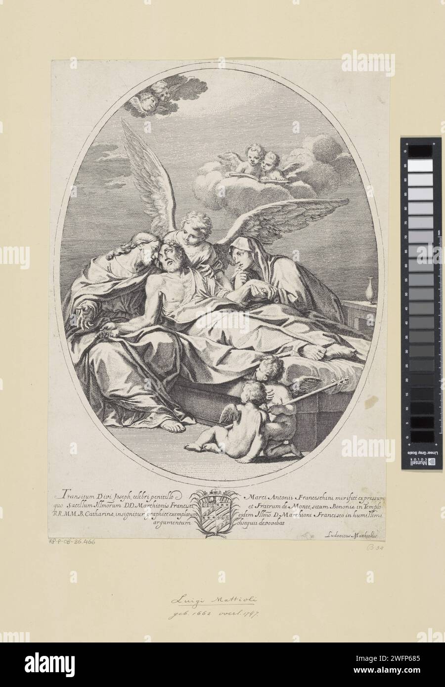 Sterfbed Van Jozef, Lodovico Mattioli, After Marco Antonio Franceschini ...