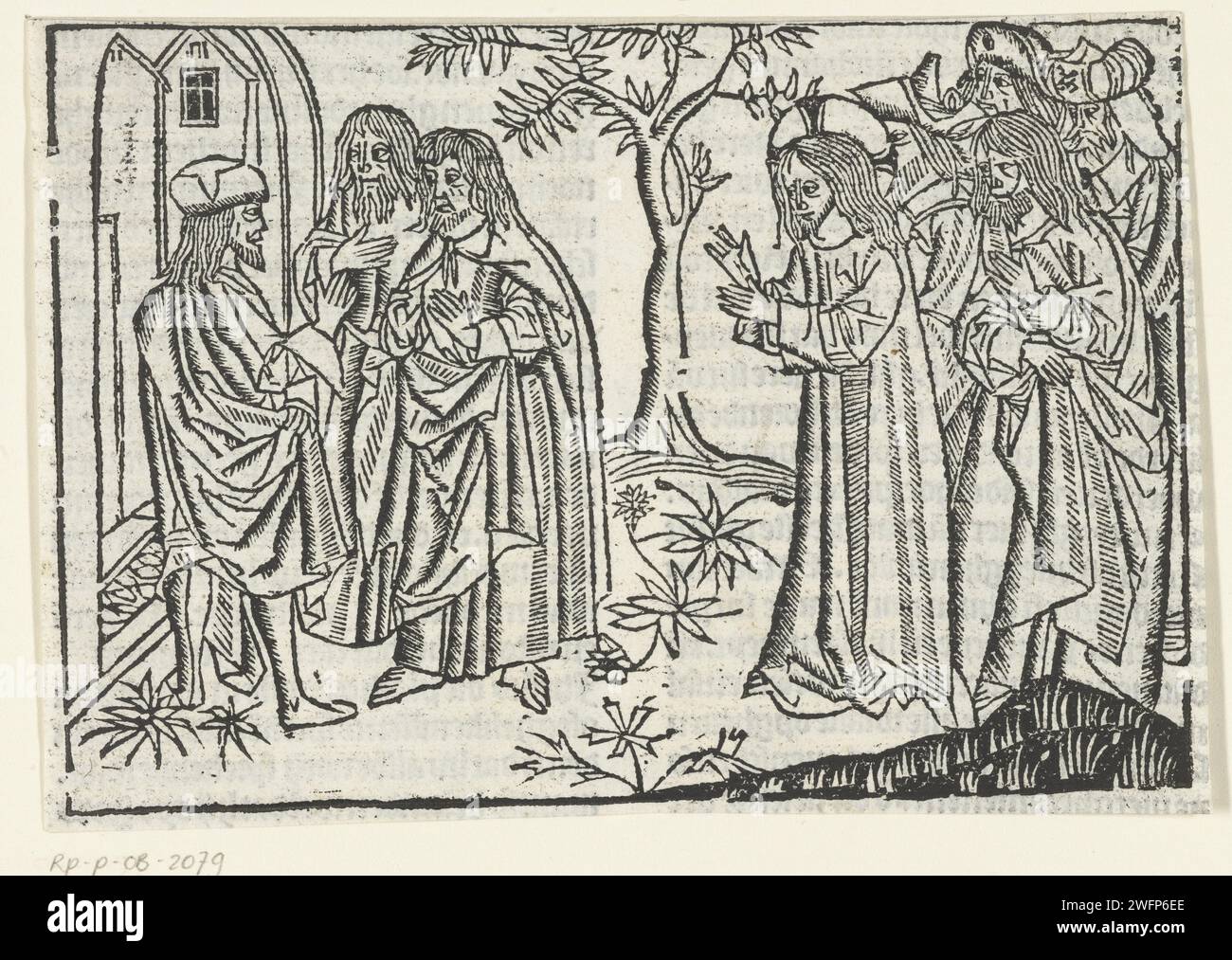 A Samaritan refuses to receive Christ, Master of Delft (Attributed to ...