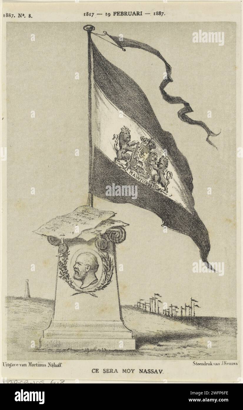 Monument for William III, King of the Netherlands, on the occasion of ...