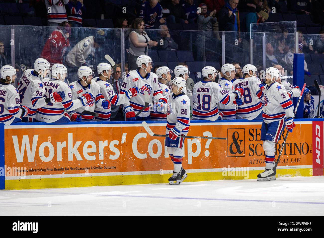 January 31st, 2024: Rochester Americans forward Mason Jobst (26 ...