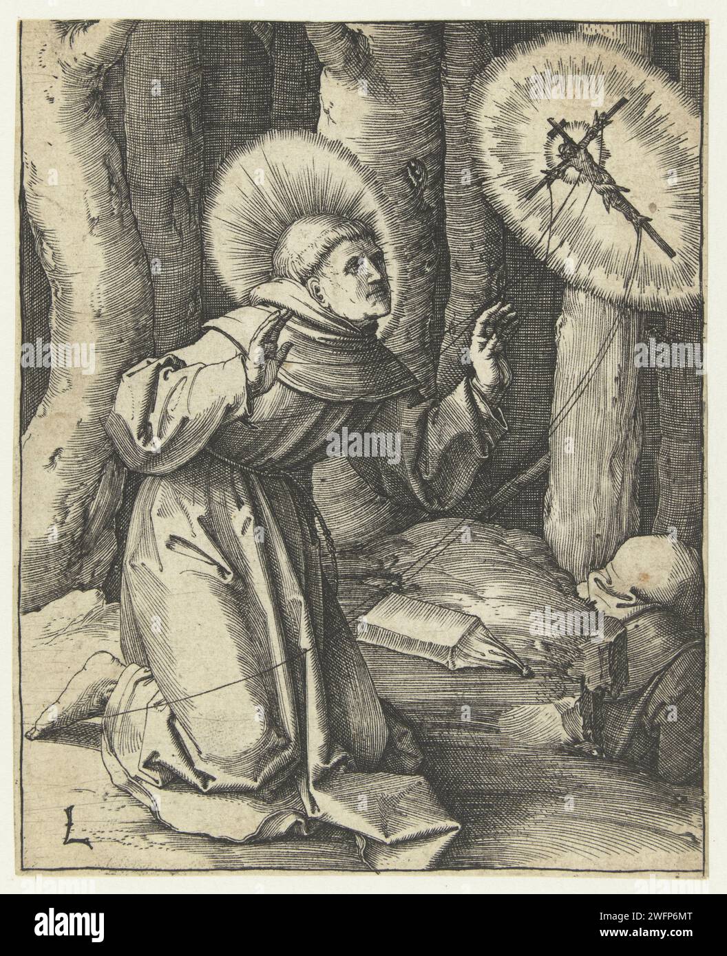 The Stigmatization of Saint Francis, Lucas van Leyden, 1512 - 1516 ...