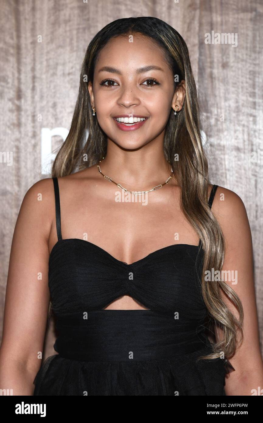 New York, USA. 31st Jan, 2024. Vicky Zesu attends the premiere of ...