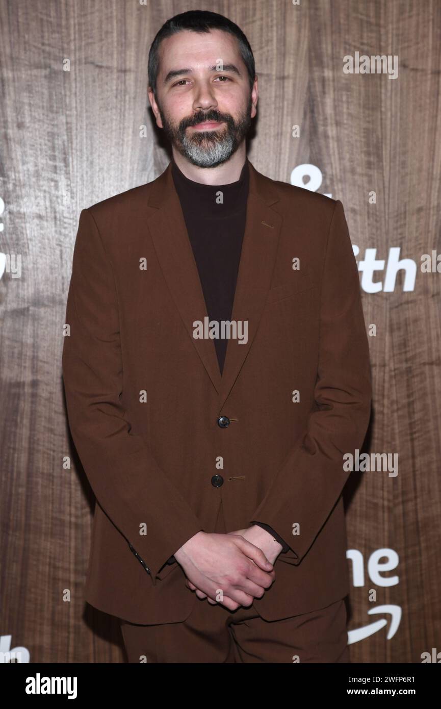 New York, USA. 31st Jan, 2024. Composer David Fleming attends the ...