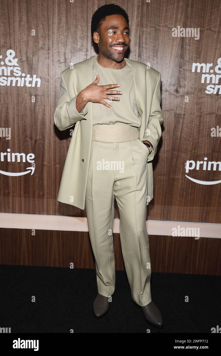 New York, USA. 31st Jan, 2024. Donald Glover attends the premiere of ...
