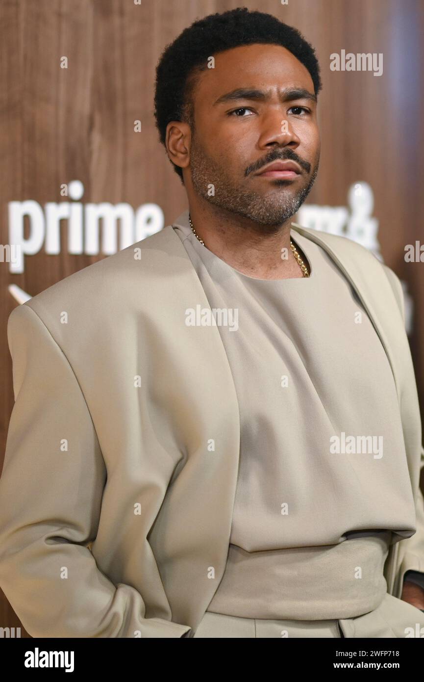 New York, USA. 31st Jan, 2024. Donald Glover attends the premiere of ...