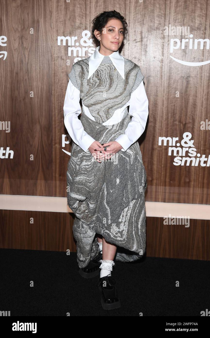 New York, USA. 31st Jan, 2024. Francesca Sloane attends the premiere of ...