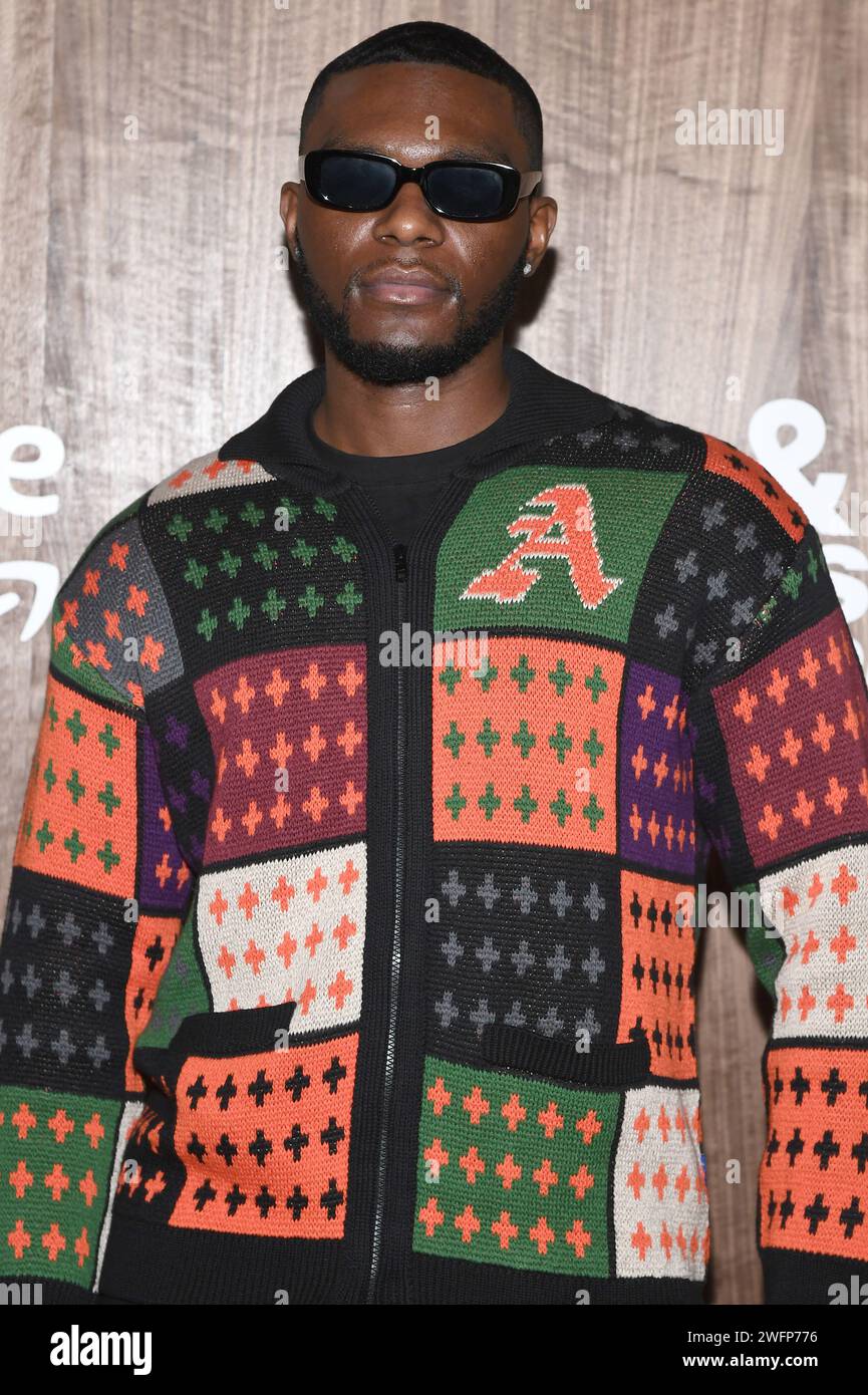 New York, USA. 31st Jan, 2024. Tyshon Lawrence attends the premiere of ...