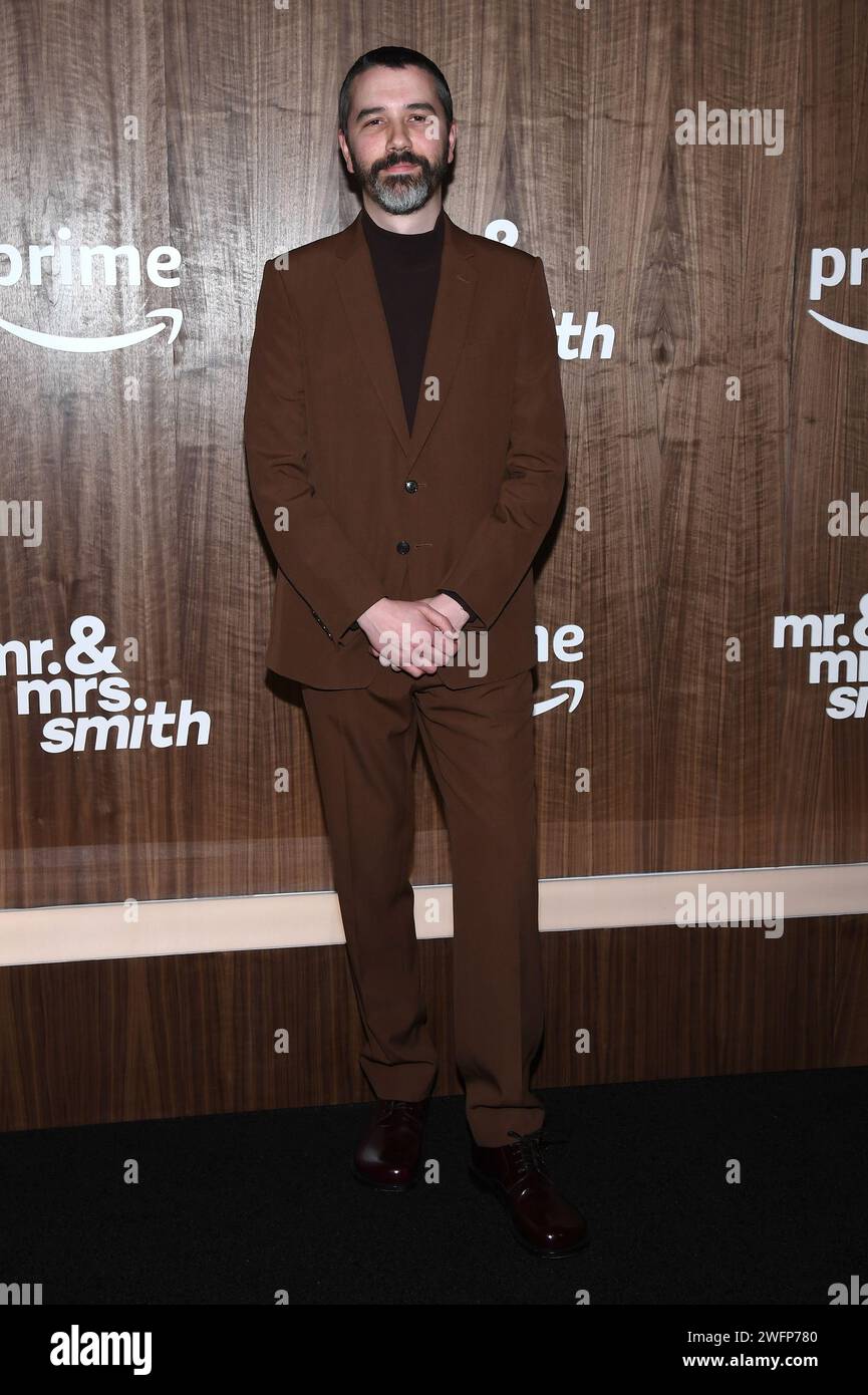 New York, USA. 31st Jan, 2024. Composer David Fleming attends the ...