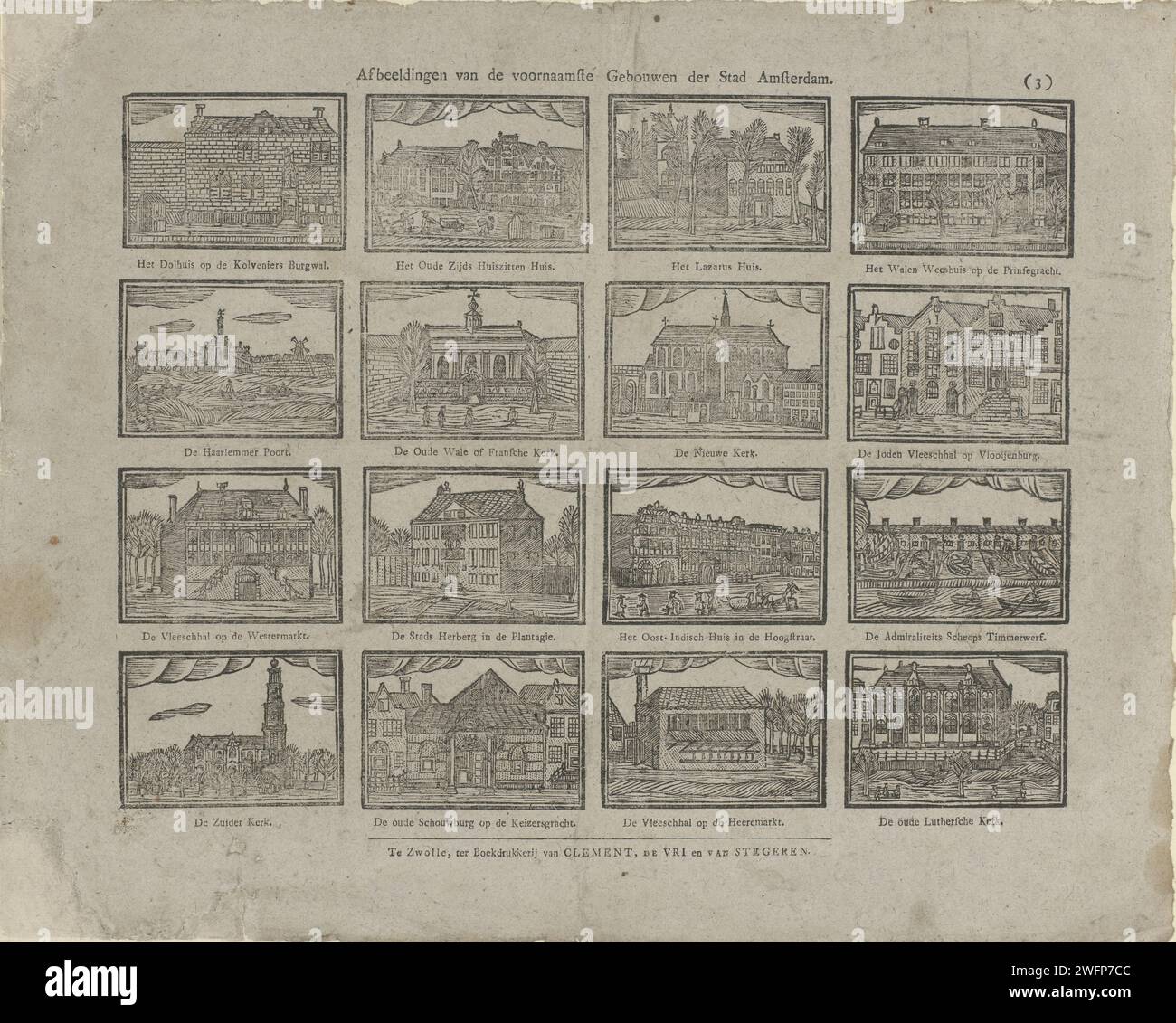 Pictures of the main buildings of the city of Amsterdam, De Vri & Van ...