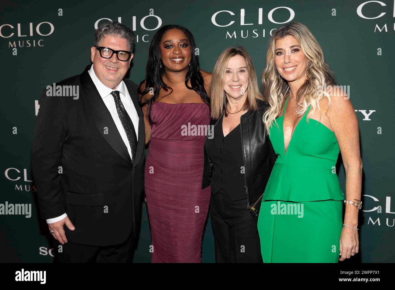 Los Angeles, USA. 31st Jan, 2024. Michael Kauffman, Ayoni, Christina ...