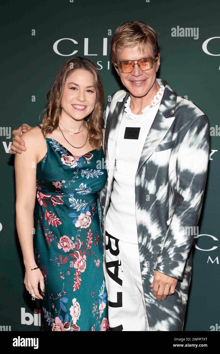 Los Angeles, USA. 31st Jan, 2024. Sydney Ferleger and Darren Drew ...