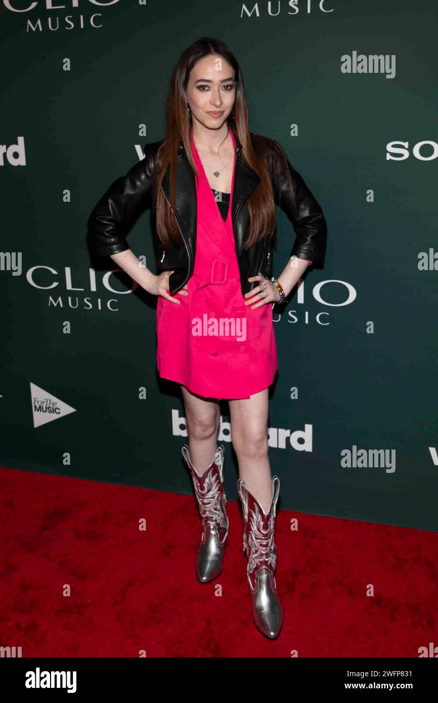 Los Angeles, USA. 31st Jan, 2024. Sasha Anne attends the arrivals of ...