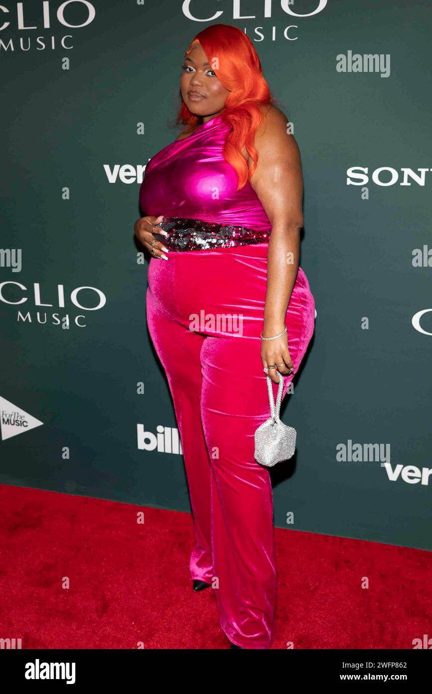 Los Angeles, USA. 31st Jan, 2024. Lu Kala attends the arrivals of the ...