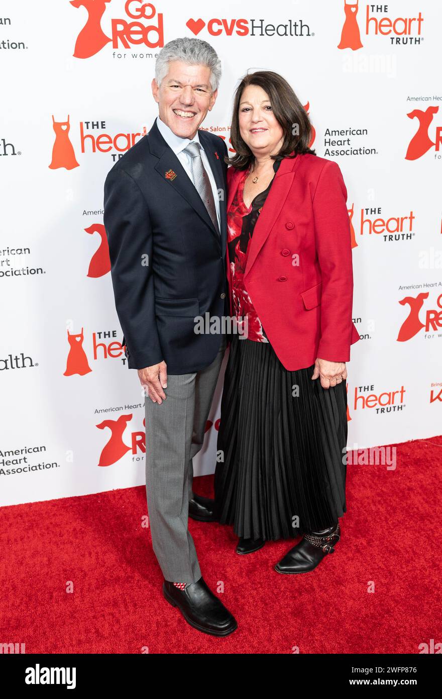 New York, USA. 31st Jan, 2024. Lee Shapiro and Valerie Shapiro attend ...