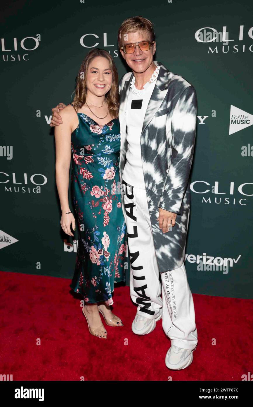 Los Angeles, USA. 31st Jan, 2024. Sydney Ferleger and Darren Drew ...