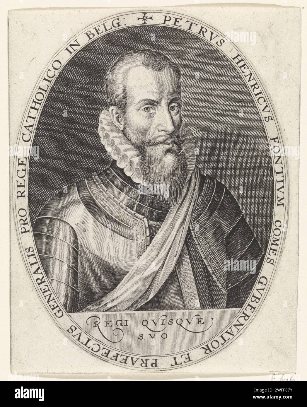 Portrait of Pedro Enríquez de Toledo, Crispijn Van de Passe (I), 1574 ...