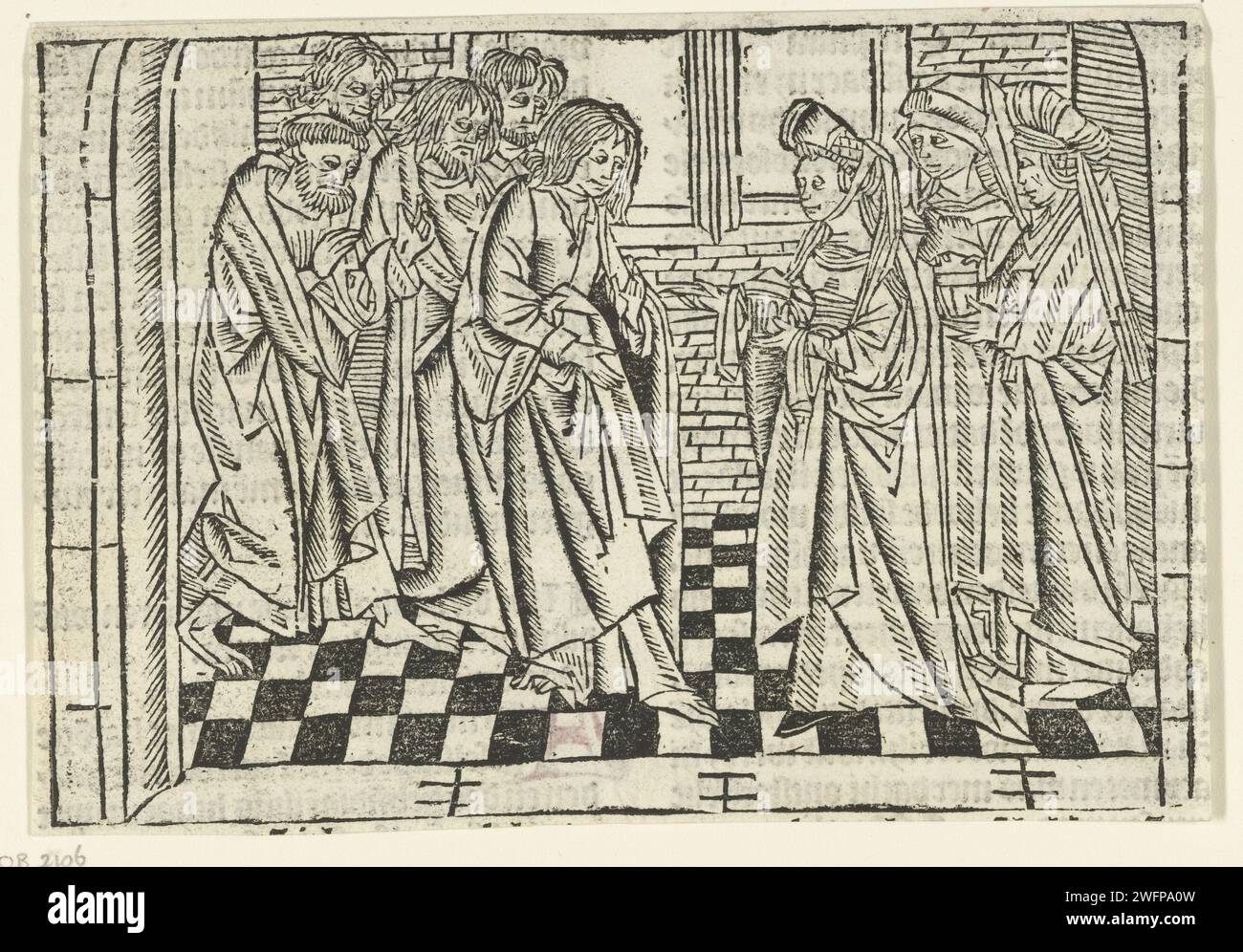 The three Maria's at the disciples, Master of Delft (attributed to ...