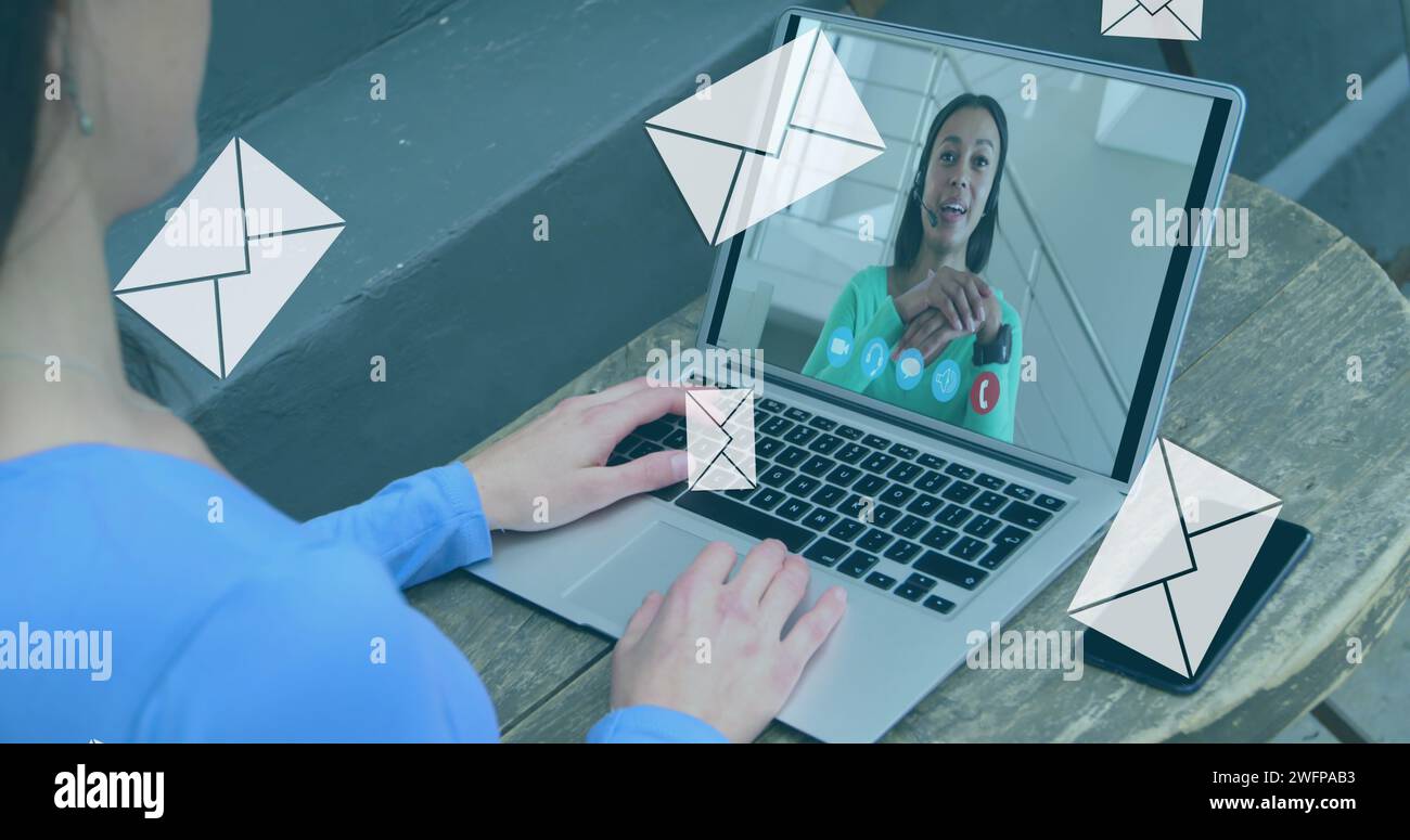 Digital animation envelope email icons hi-res stock photography and ...