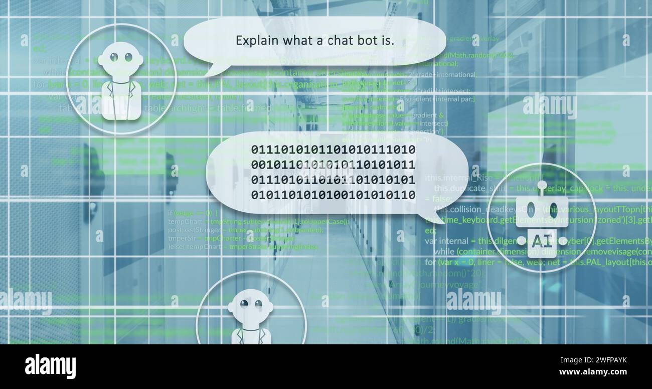 Animation ai data processing icon hi-res stock photography and images ...