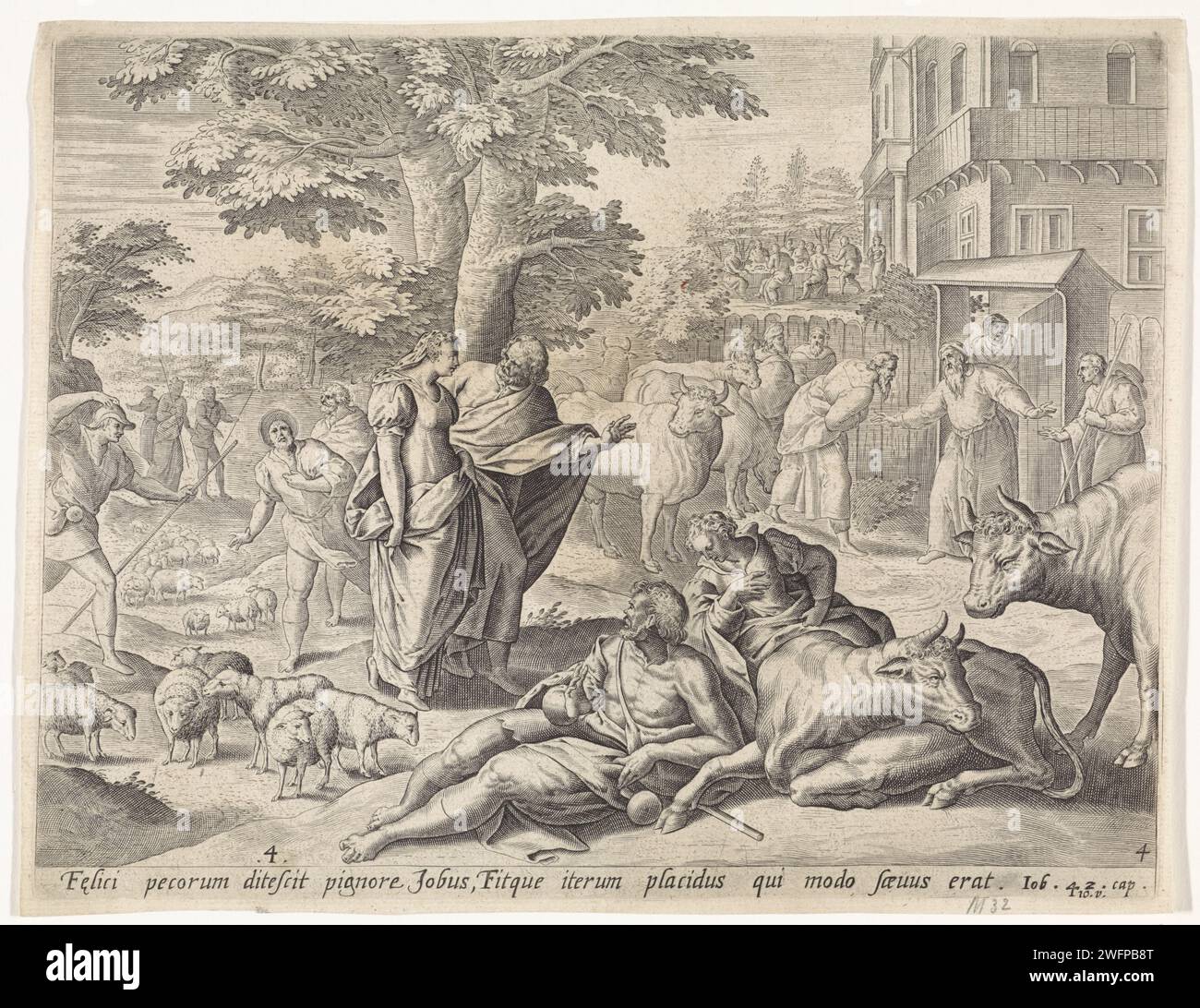 Jobs Prositive Restored, Anonymous, After Jan Snellinck (I), 1643 print ...