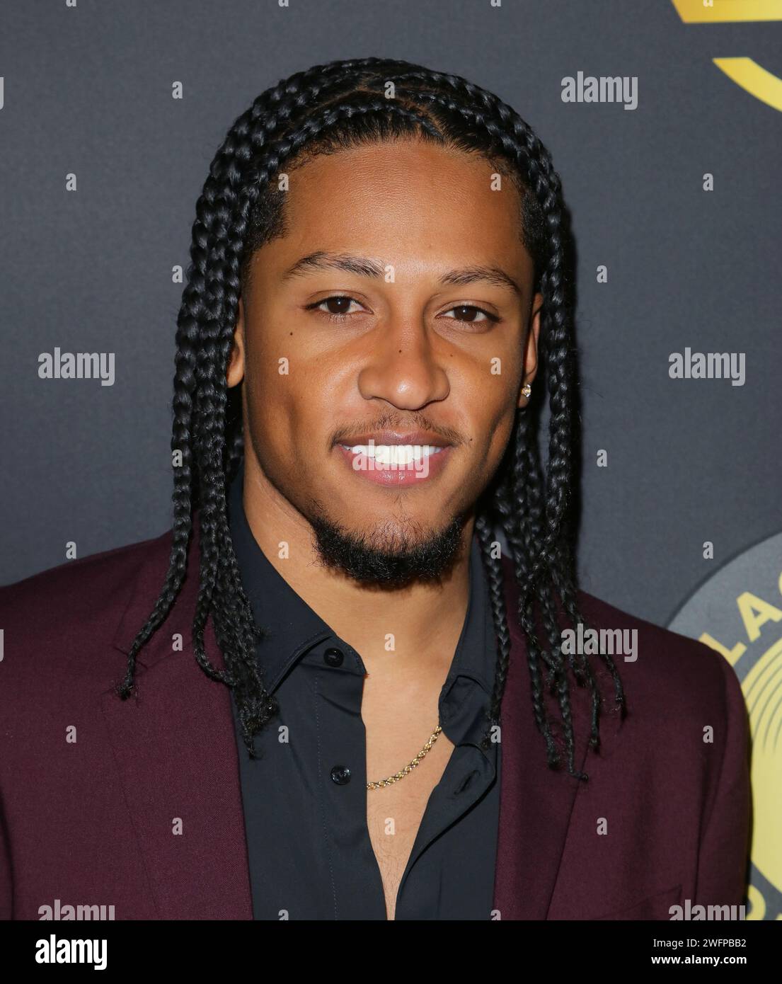 West Hollywood, USA. 31st Jan, 2024. Mille Manny arrives at The Black ...