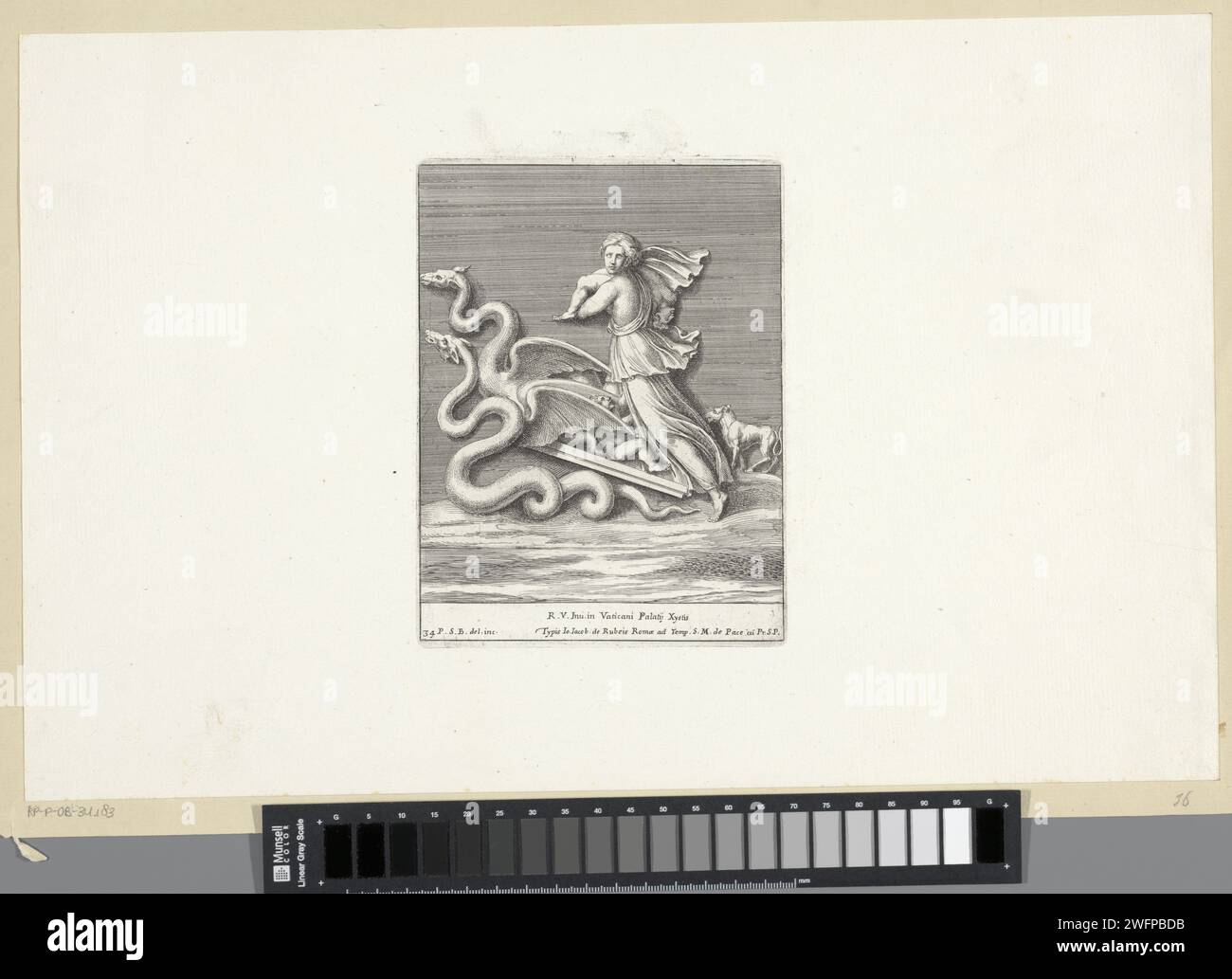 Medea, Pietro Sante Bartoli, After Rafaël, 1645 - 1700 print Medea with ...