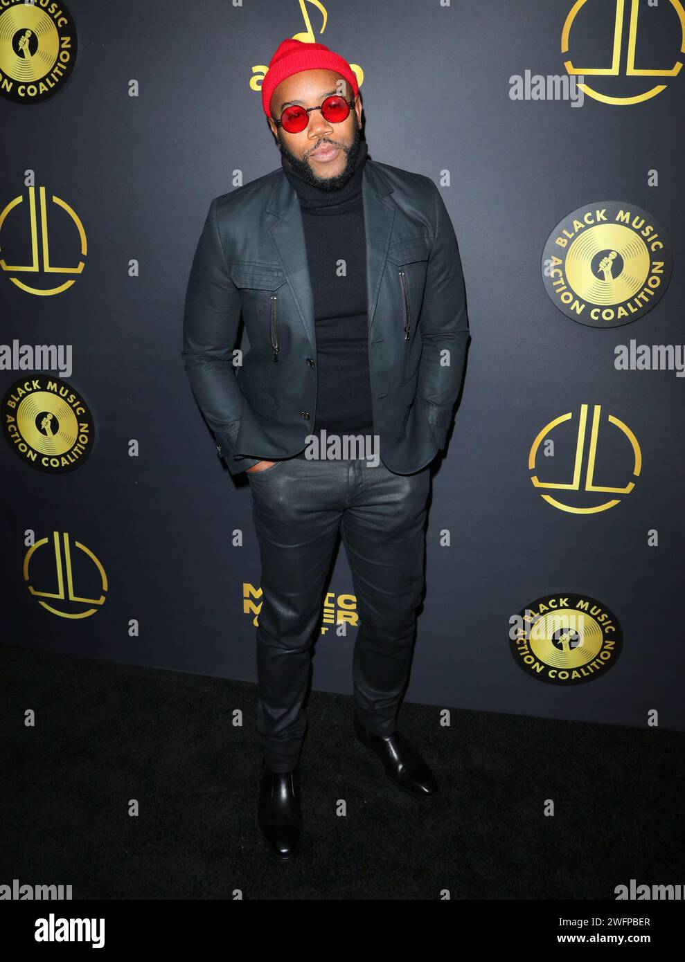 West Hollywood, USA. 31st Jan, 2024. Roahn Hilton arrives at The Black ...