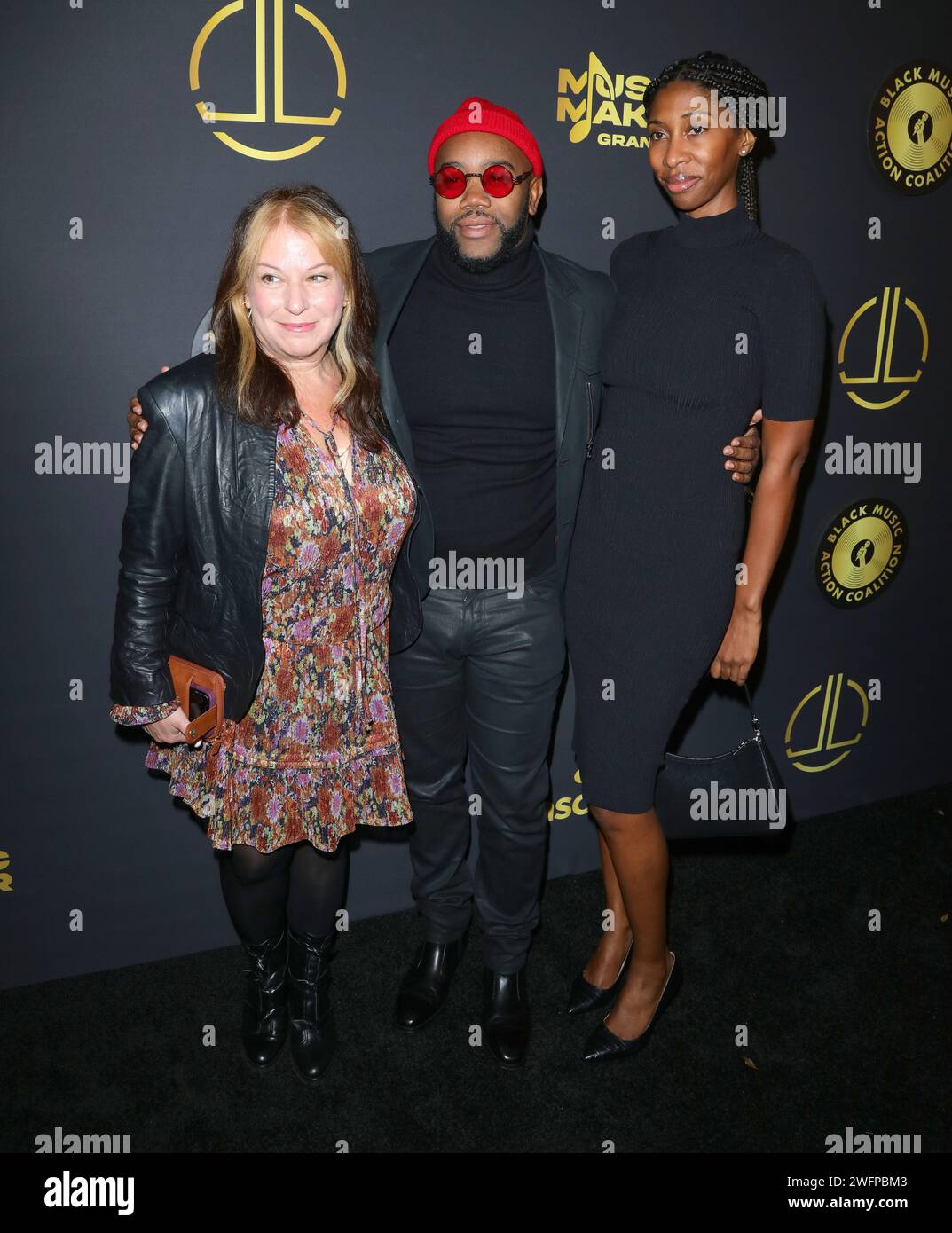 West Hollywood, USA. 31st Jan, 2024. Roahn Hilton, Michelle Lewis ...
