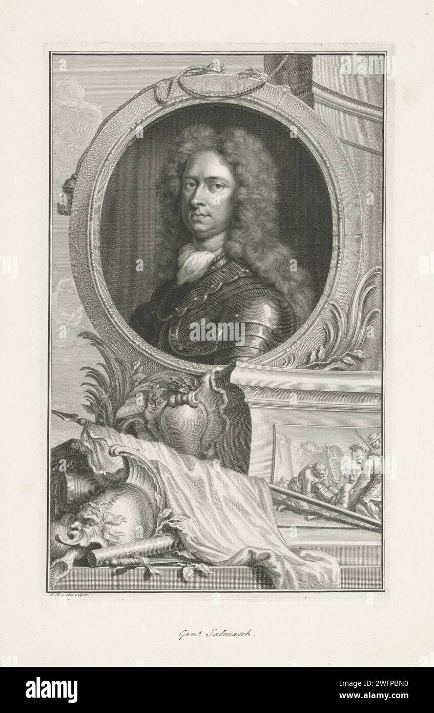 Portrait of Thomas Tollemache, Jacob Houbraken, After Gottfried Kneller ...