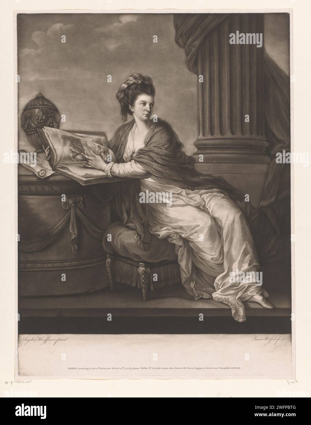 The port Van Margaret Bingham, James Watson (Prentmaker), After ...
