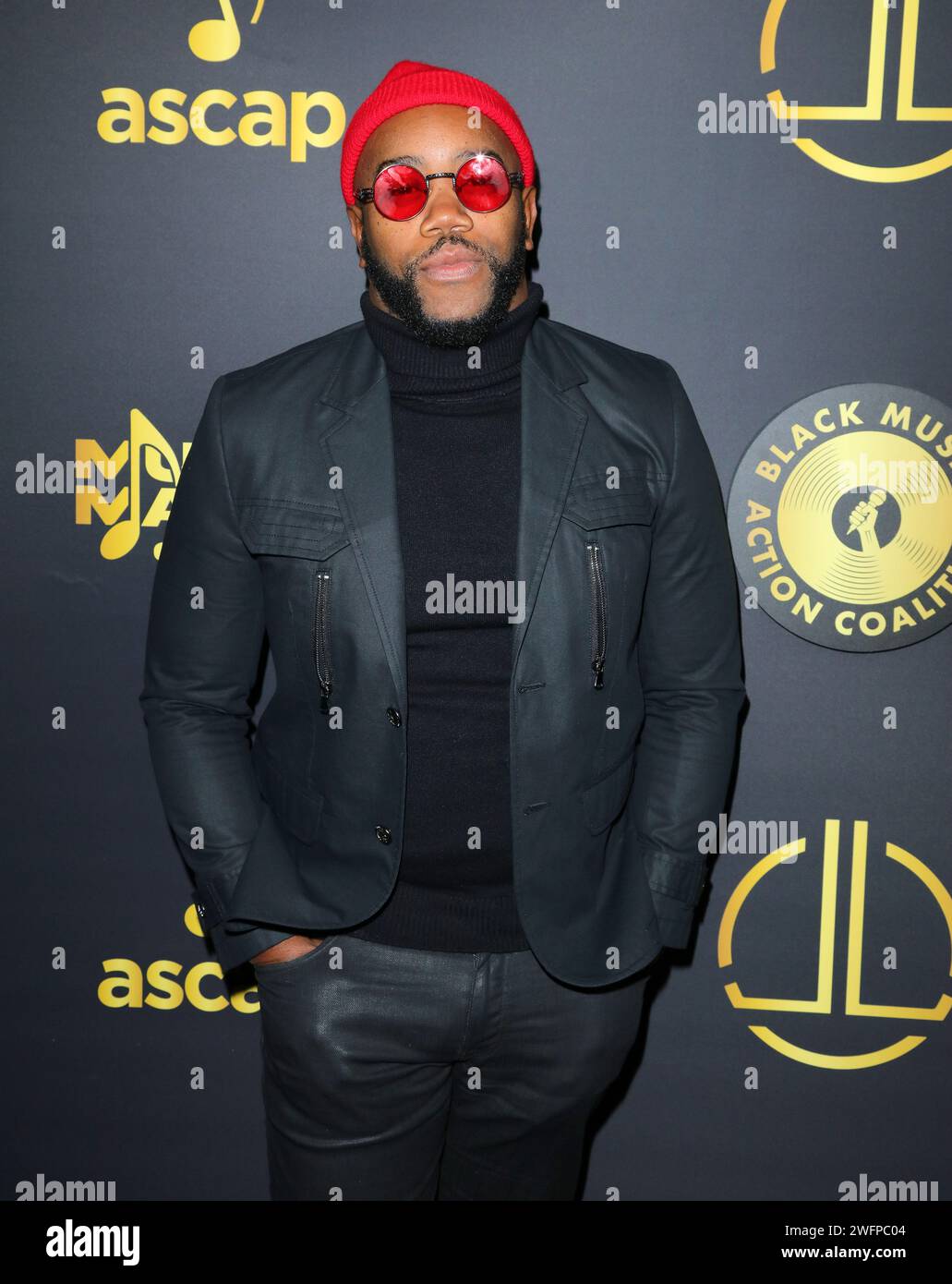 West Hollywood, USA. 31st Jan, 2024. Roahn Hilton arrives at The Black ...