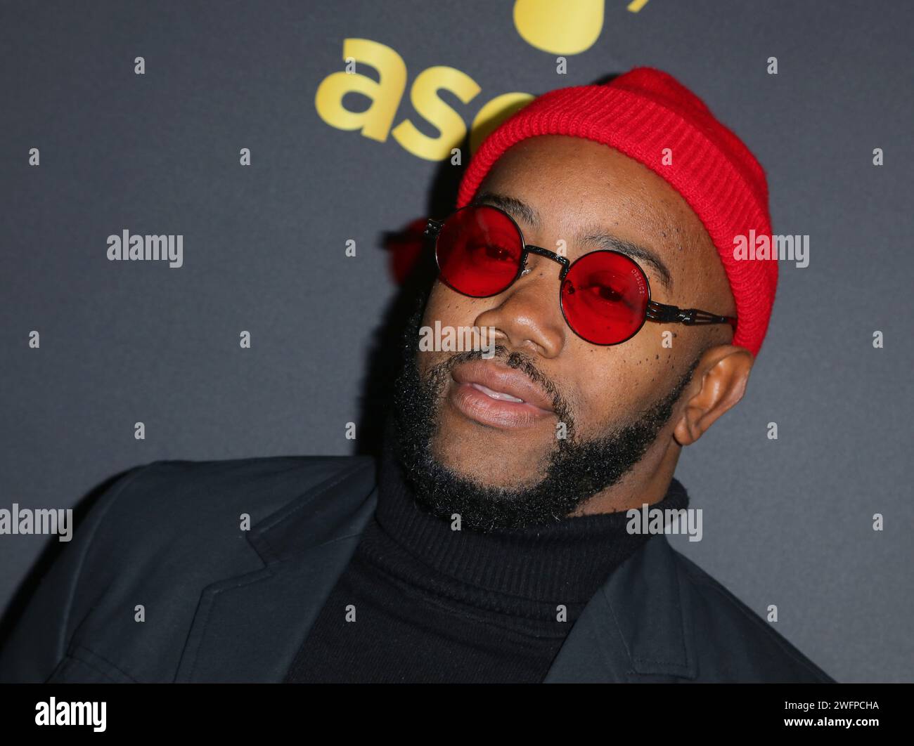 West Hollywood, USA. 31st Jan, 2024. Roahn Hilton arrives at The Black ...
