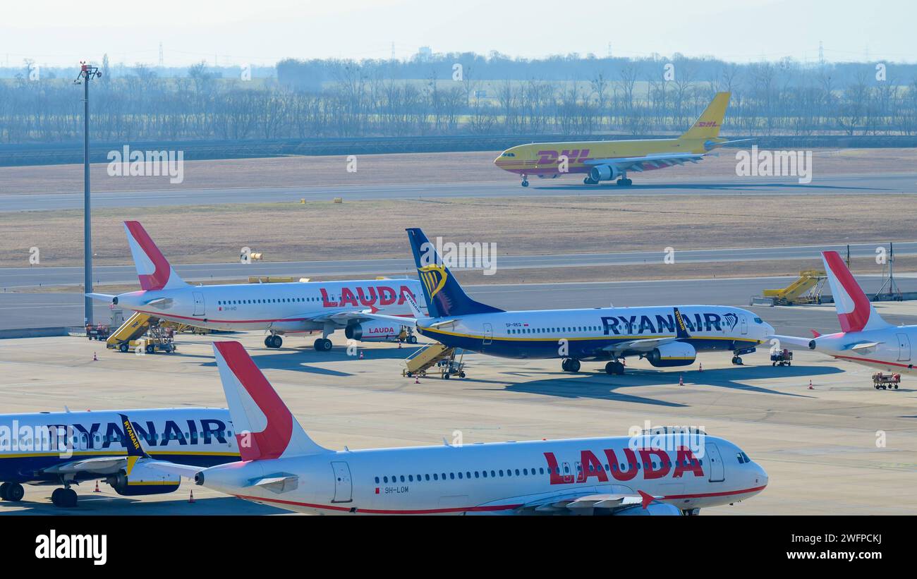 schwechat, austria, 30 jan 2024, Airbus A300 - MSN 837 D-AEAB operated ...