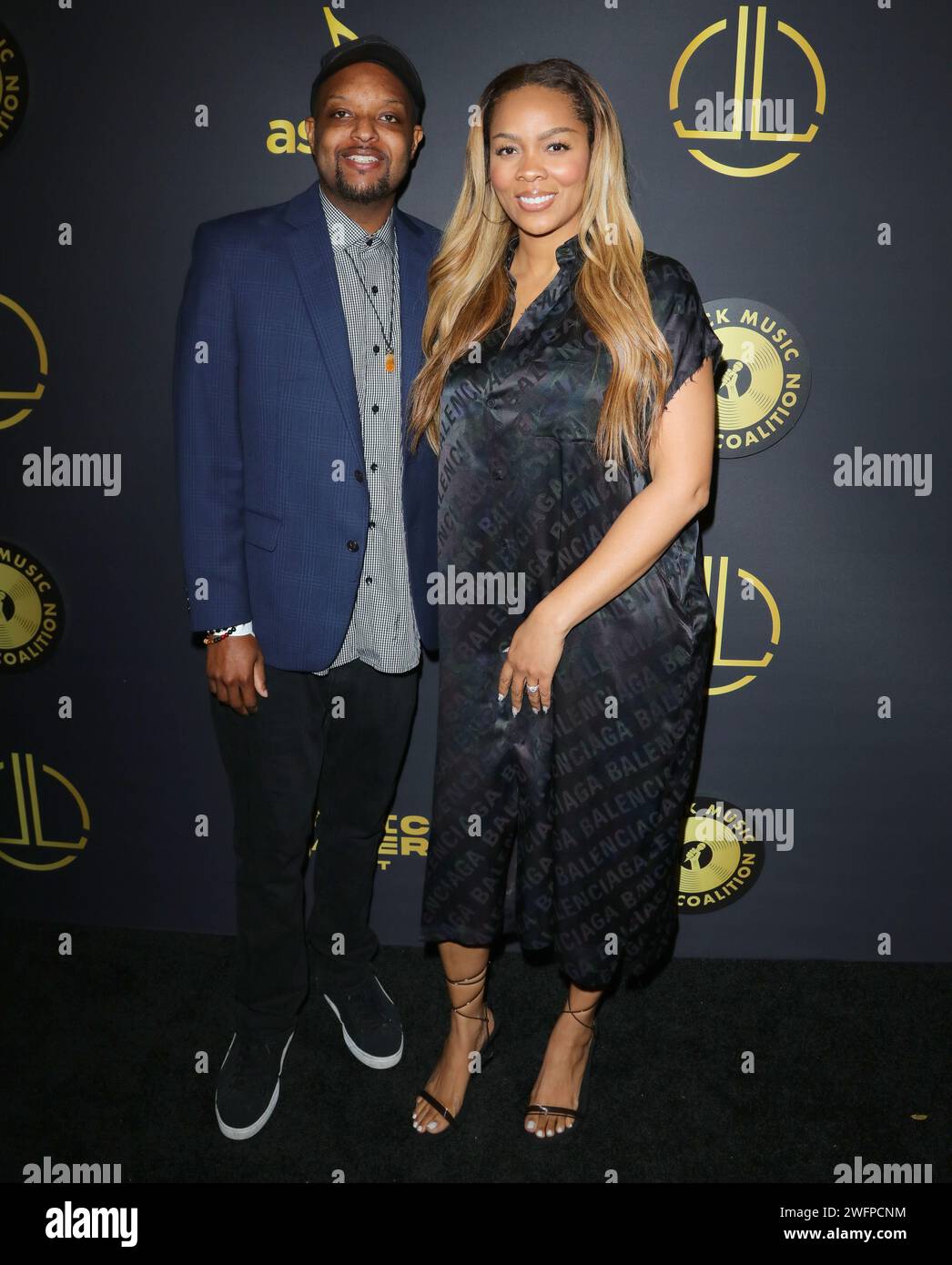 West Hollywood, USA. 31st Jan, 2024. Jamil Davis, Danielle Price ...