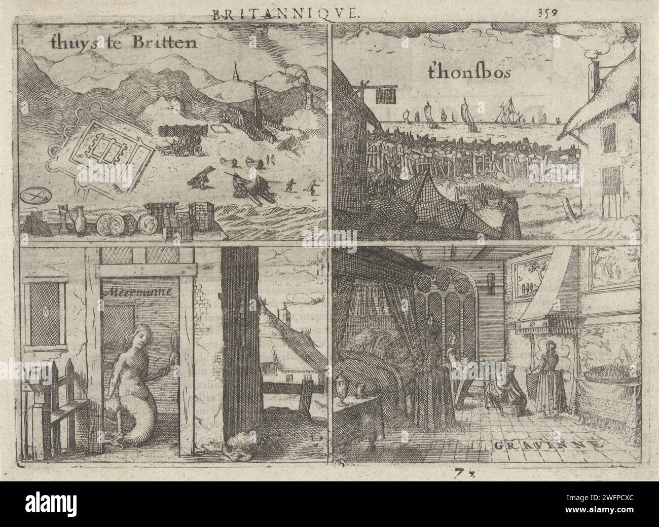 The house in British, the Hondsbosse Zeewering and two Dutch legends ...