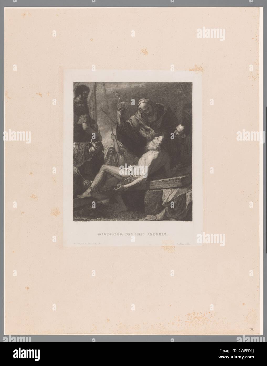 Martyrdom of H. Andreas, Jenö Doby, After Jusepe de Ribera, 1844 - 1907 ...