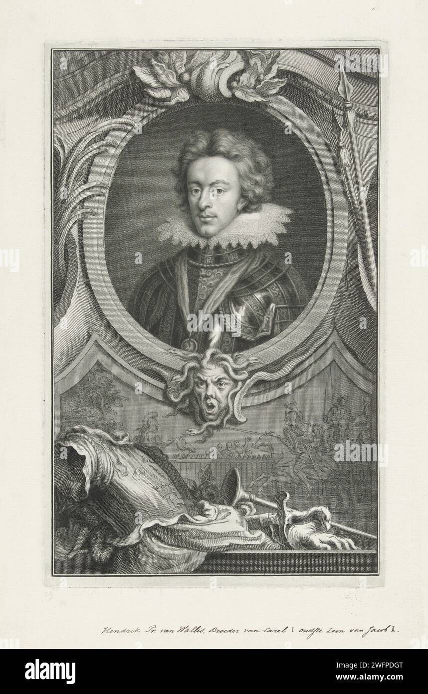 Henry Frederick, Prince of Wales, Jacob Houbraken, After Isaac Oliver ...