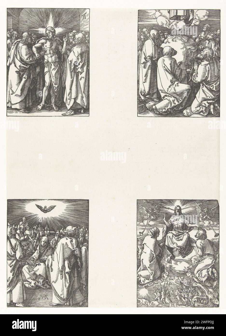 Holy spirit on the apostles and other disciples hi-res stock photography and images - Alamy