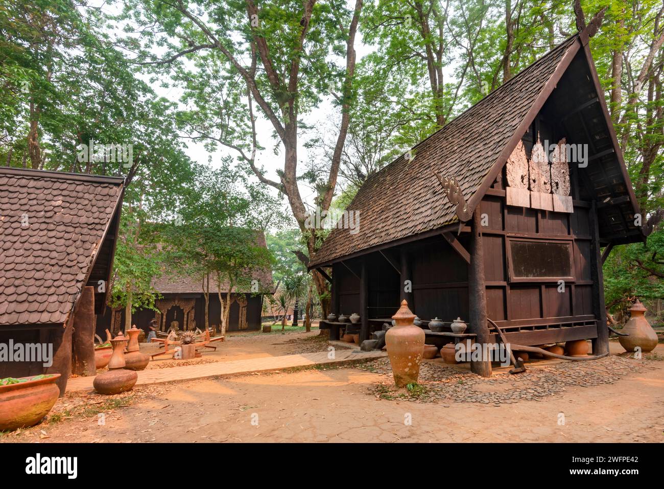 Chiang Rai,Thailand-March 31 2023:Within extensive,exquisite grounds,a ...