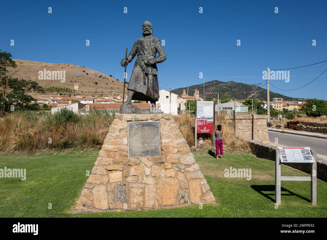 Rodrigo Díaz de Vivar, el Cid Campeador, obra de Luis Moreno Cutando ...